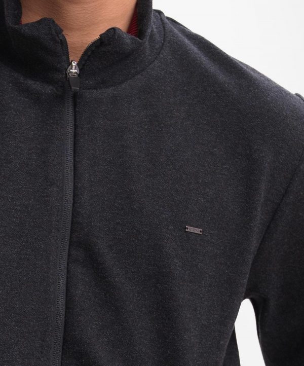 Black Interlock Long Sleeve Sweatshirt